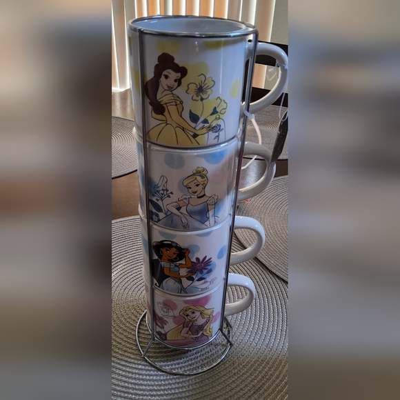 Disney | Dining | Stackable Disney Princess Mugs | Poshmark